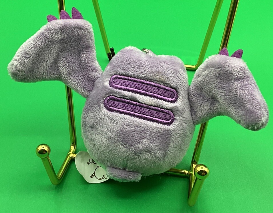 A Very Cute Gund Small Purple Bat Pusheen Plush Keychain Clip | eBay