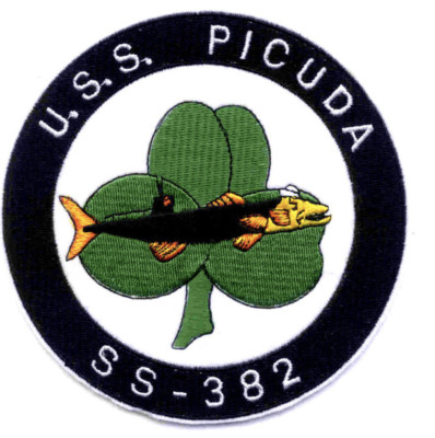 5" NAVY USS SS-382 PICUDA EMBROIDERED PATCH | eBay