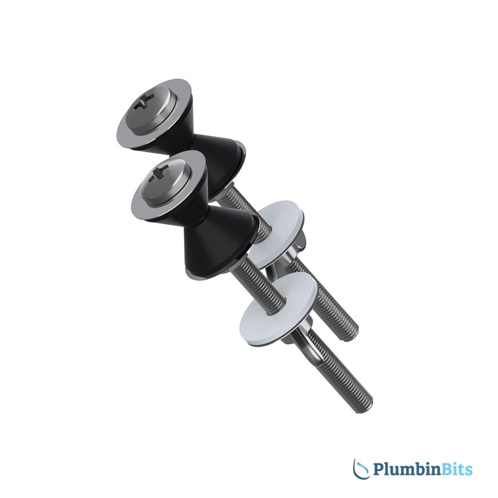 Viva Steel Bolt Through Close Coupled Cistern Fixings And Wing Nuts ...