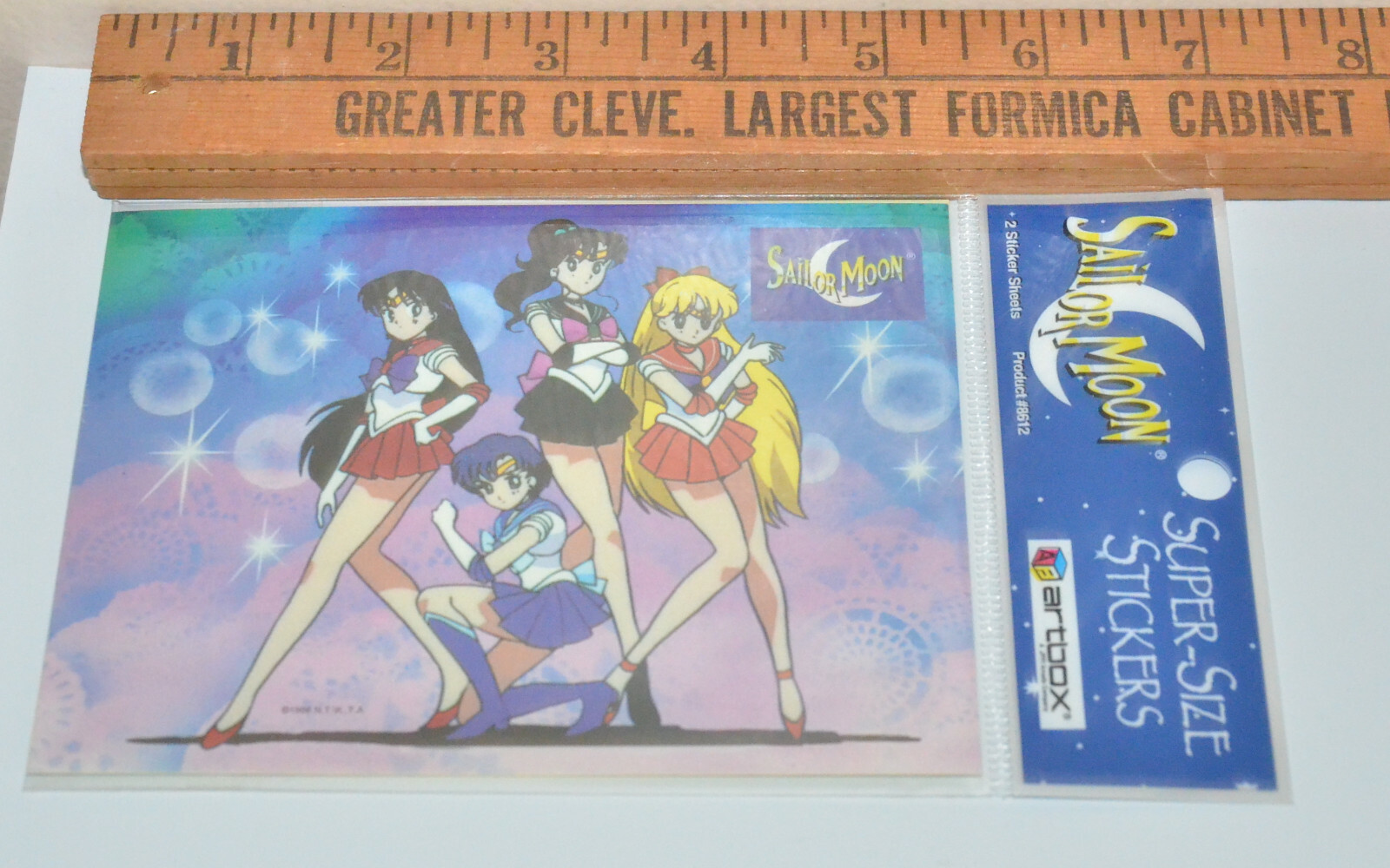 Sailor Moon jumbo super size stickers sticker vintage 1999 Artbox USA ...