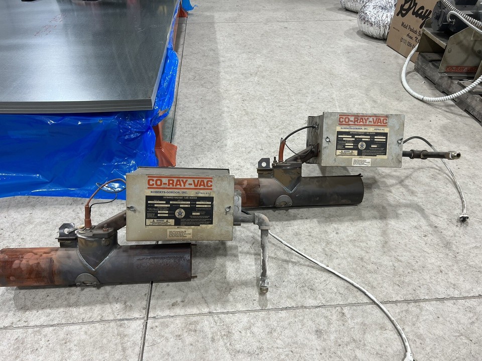 Used Roberts Gordon Co-Ray-Vac CRV-B12 Burner Head Natural Gas for ...
