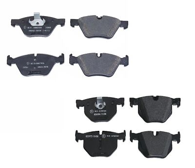 Textar Front and Rear Pad Set Brake Pads Kit For BMW E60 525i Sedan ...