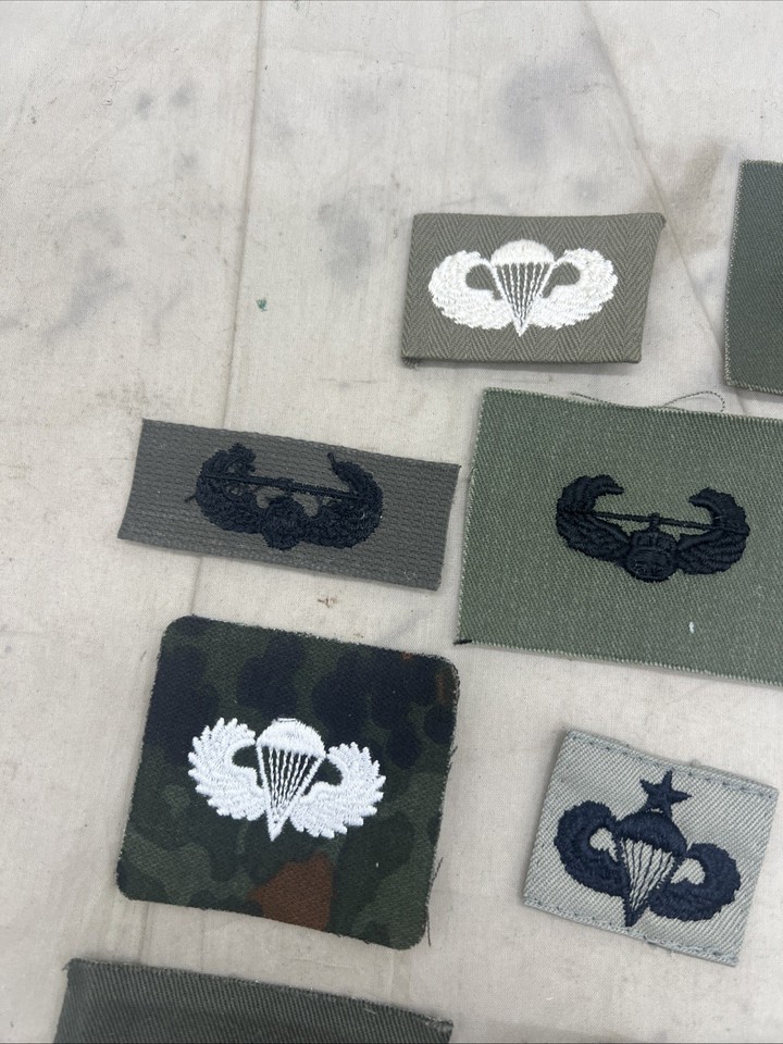 US Army Cloth Airborne Qualification Badge Lot (KB | eBay