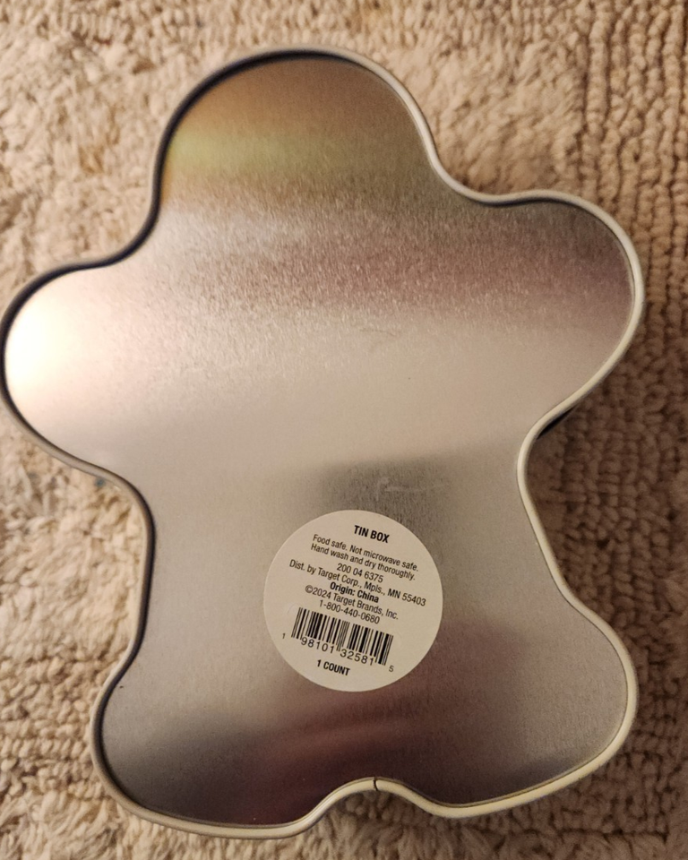 Gingerbread Man Cookie Container | eBay