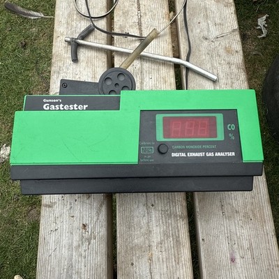 GUNSONS GASTESTER Digital Exhaust Gas Analyser Missing Rubber Pipe ...