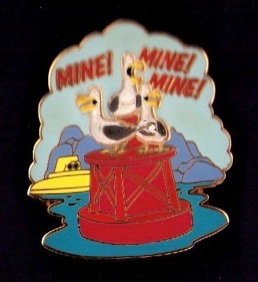 Disney Mine! Mine! Mine! Finding Nemo Seagulls Free D OC # 76530 Pin | eBay