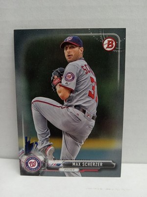 2017 Bowman #43 Max Scherzer NM Or Better Washington Nationals | eBay