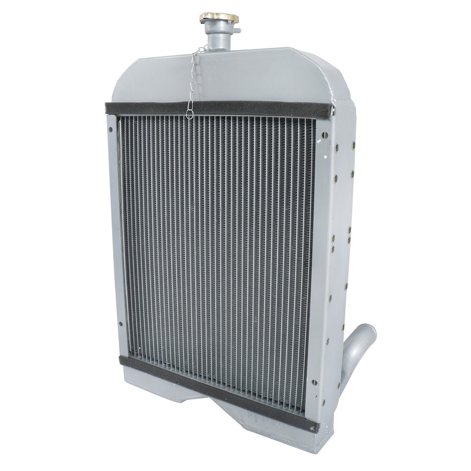 86551430 8N8005 2 low Full Aluminum Radiator For Ford Tractor 2N 8N 9N ...