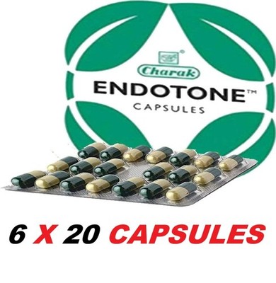 6 X 20 CHARAK ENDOTONE 20 CAPSULES MANAGEMENT OF ENDOMETRIOSIS | eBay