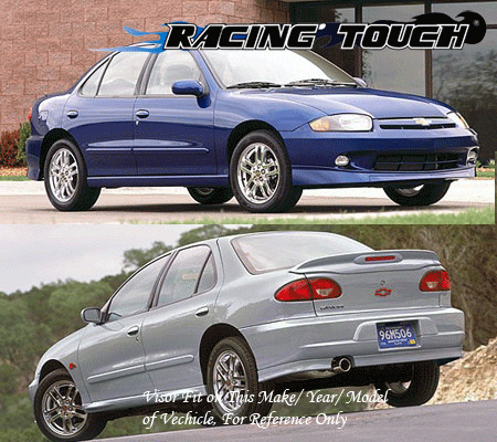 JDM Visors 2.0 mm 4pc Out Channel Rain Guard Chevrolet Cavalier 4 Door ...