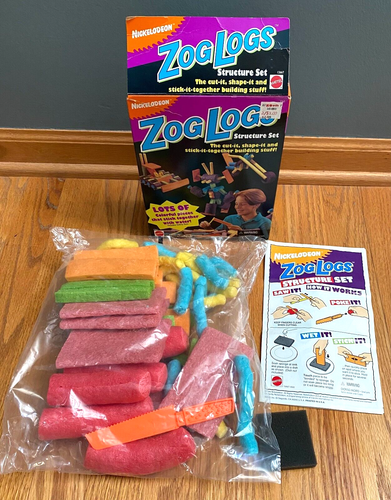 Vintage Nickelodeon Zog Logs Structure Building Set 1995 Sealed Bag | eBay