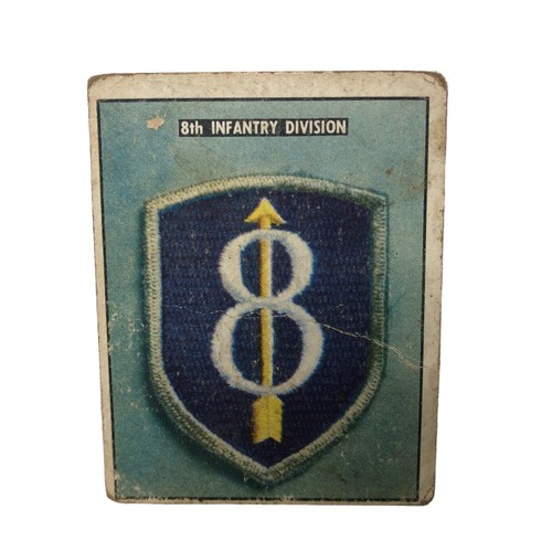 VTG 1950 Topps Freedom's War # 188 8th Infantry Division Card Normandy ...