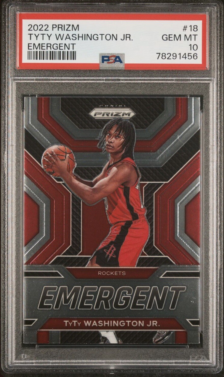 TyTy Washington Rockets NBA Prizm 2022 Emergent Rookie PSA GEM MT 10 | eBay