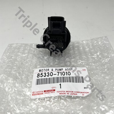 Toyota Genuine 85330-71010 Motor And Pump Assy Windshield Washer ...