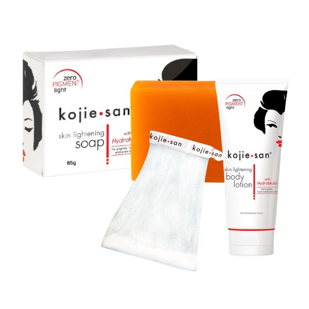 Kojie San Total Skin Lightening Set Soap Lotion Cream 7 Pcs Kojie San