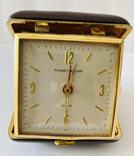 Vintage Phinney-Walker travel alarm clock | eBay