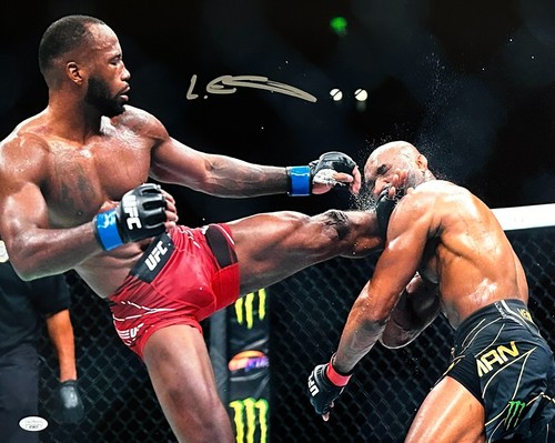 Leon Edwards autographed signed 16x20 photo UFC JSA COA Rocky | eBay