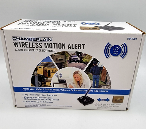 Chamberlain CWA2000 Wireless Driveway Motion Alert Alarm System w ...