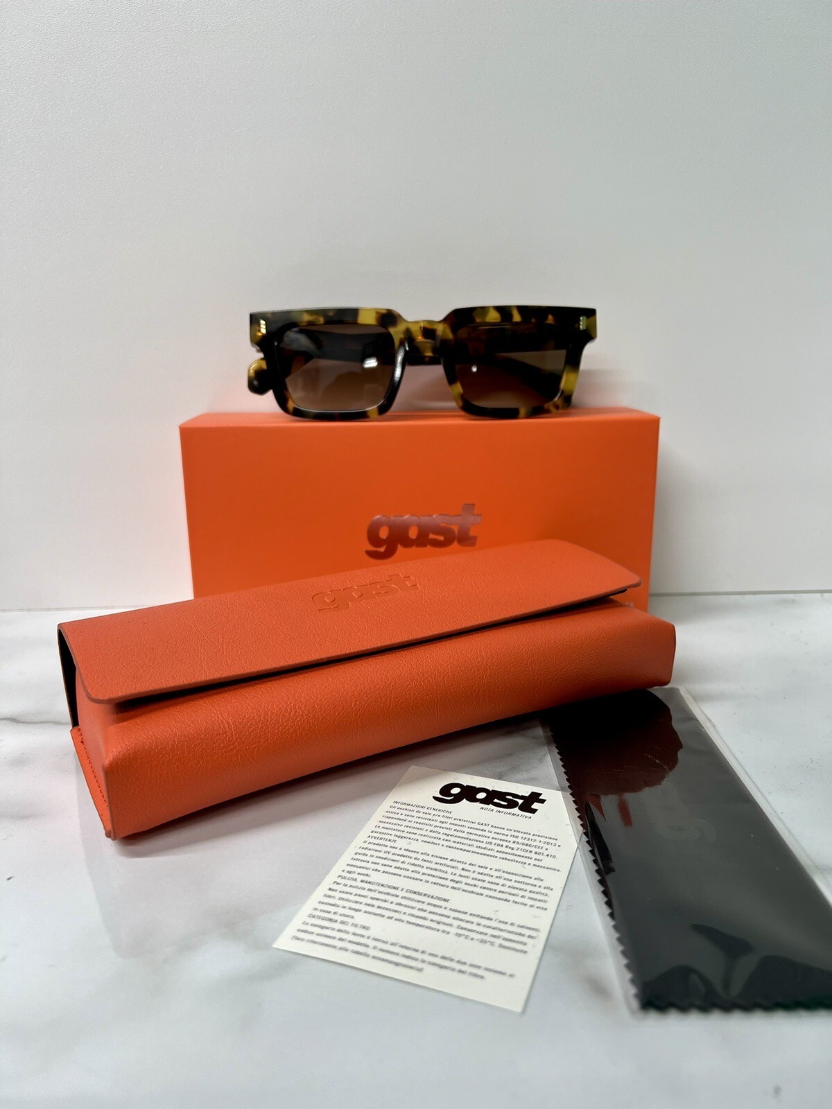 Gast Sunglasses Brown Havana Italian Designer Glasses Not Common NC05 gast-sunglasses-brown-havana-italian-designer-glasses-not-common-nc05