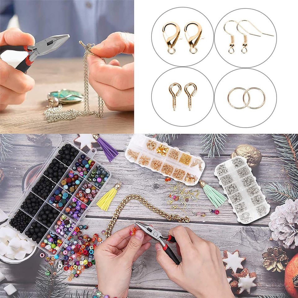 798Pcs Jewelry Making Kit Jewelry Starter Kits Findings Jewelry Repair ...