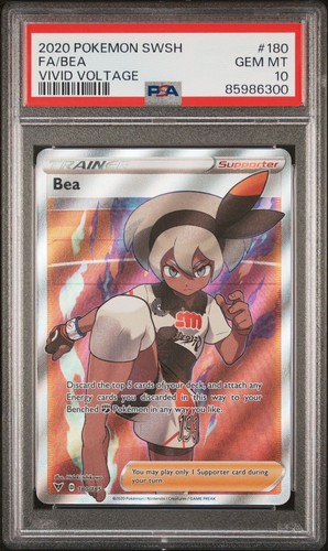 Bea (Full Art) #180 PSA 10 GEM MINT - 2020 Pokemon Vivid Voltage | eBay