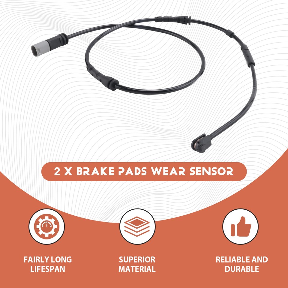Front+ Rear Brake Pad Wear Sensor Set for - X3 F25 X4 F26 Auto Car8280 ...