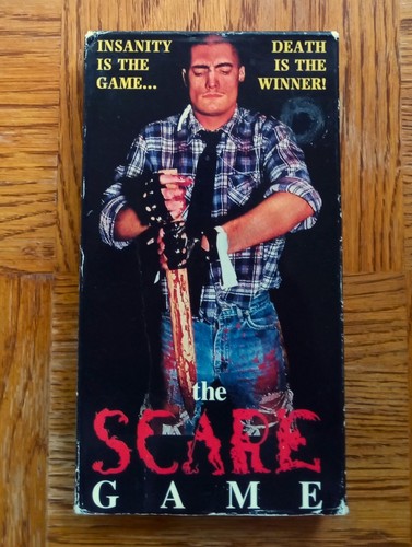 THE SCARE GAME VHS Cult Horror Slasher SOV Eric Stanze Tempe Video 1994 ...