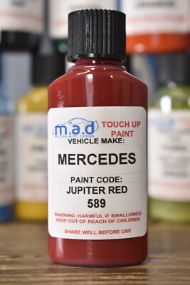 Mercedes Benz Jupiter Red 589U Touch Up Kit Bottle Brush Repair Paint ...