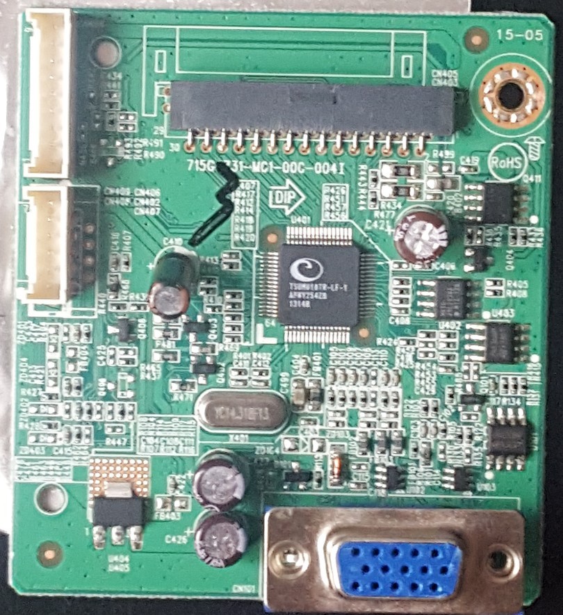 HP W2371b 715g4731-mc1-000-004f Fbcbhp02600 Main Board Rev a for sale ...