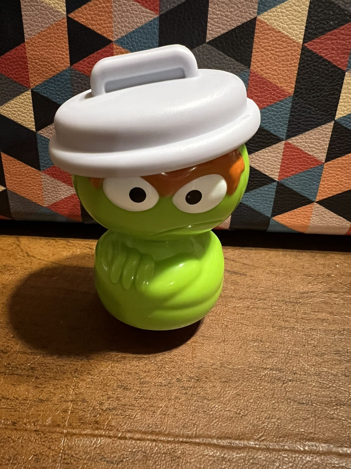 4" Oscar the Grouch Rolly Polly Wobbles Toy Sesame Street Muppets 2019 ...