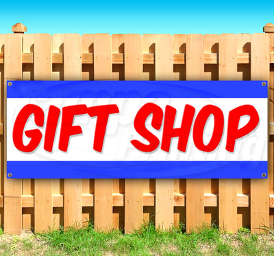 GIFT SHOP Advertising Vinyl Banner Flag Sign Many Sizes Available USA ...