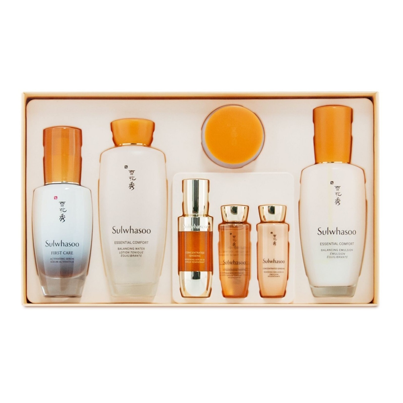 Sulwhasoo First Care Special Set Toner+Emulsion+Serum 60ml+Kits/Renew ...