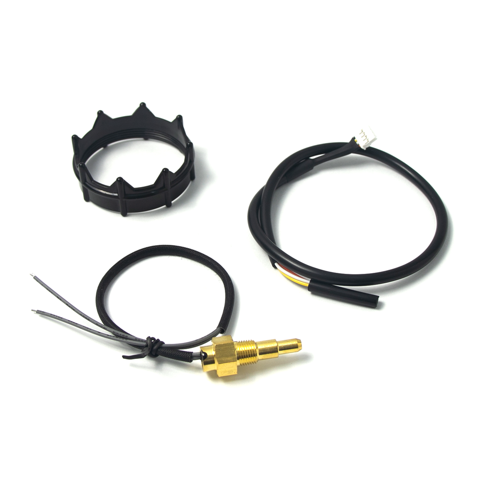 2" 52mm Digital & Pointer 7 Color LED Oil Temp Gaue Oil Temperature ...