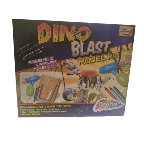 Grafix Dino Blast Airbrush T-Rex Dinosaur Model Kit Distressed ...