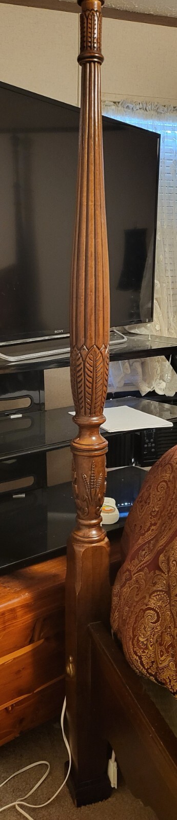 Queen Size Four Poster Bed Queen Anne Rice | eBay