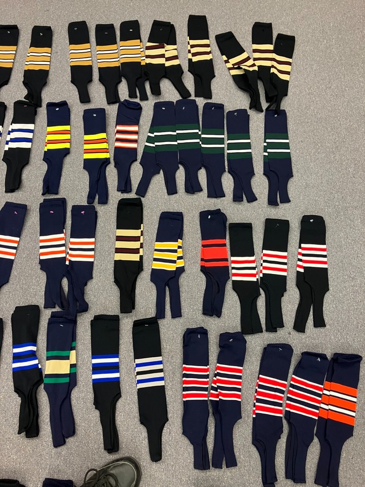 Striped Baseball Softball Stirrups BLACK NAVY WITH STRIPES ALL ...