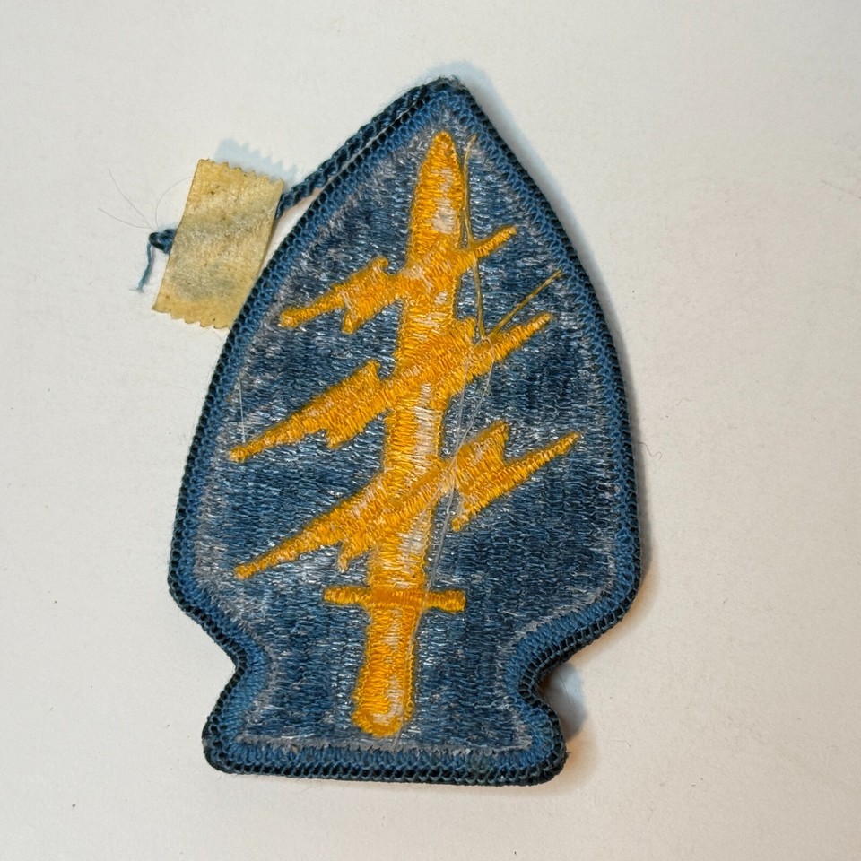 US Army Special Forces Command Color Patch Military Blue Gold Vietnam ...