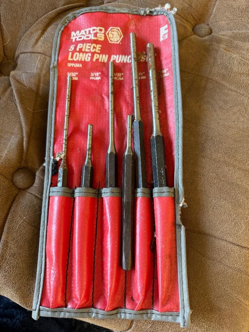 Matco Tools 5-Piece Long Pin Punch Set Made In USA | eBay