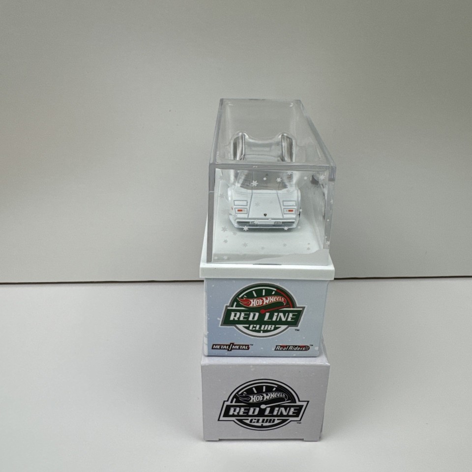 🔥Hot Wheels RLC Red Line Club Exclusive White ‘82 Lamborghini Countach ...