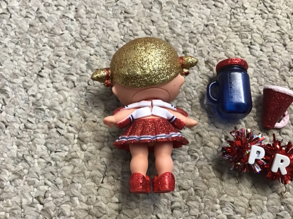 LOL Doll Cheer Captain Family Bundle Series 1 Lil Sis Pet Glitter ...