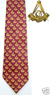 Masonic Freemason "Brotherhood" Necktie | eBay