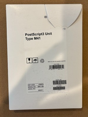 Genuine Ricoh Savin Lanier Postscript3 Unit Type M41 (418579) OEM | eBay