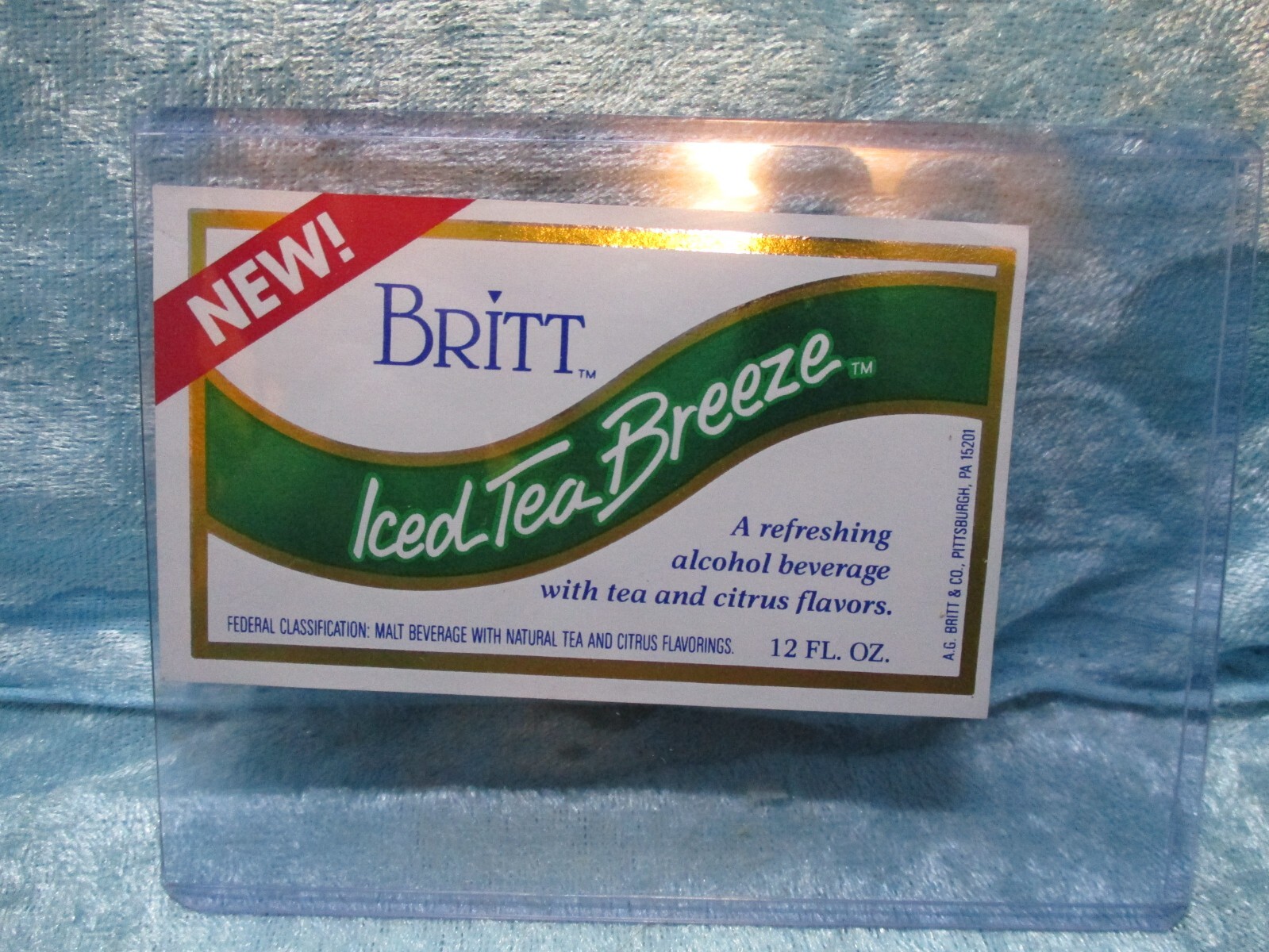 Britt IceTea Breeze Label | eBay
