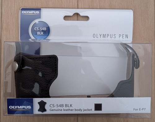 OLYMPUS CS-54B BLK [Leather body jacket black for OLYMPUS PEN E-P7] | eBay