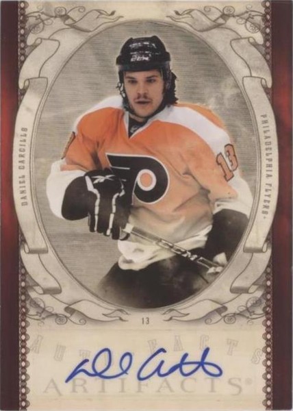 2010-11 Upper Deck Artifacts - Autofacts #AF-DC Daniel Carcillo (AU ...
