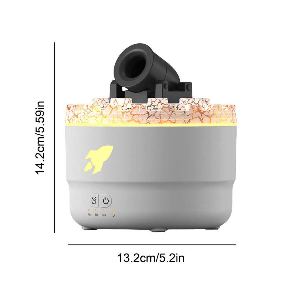 Volcanic Crack Light Cannons Humidifier Aroma Diffusers with Timer for ...