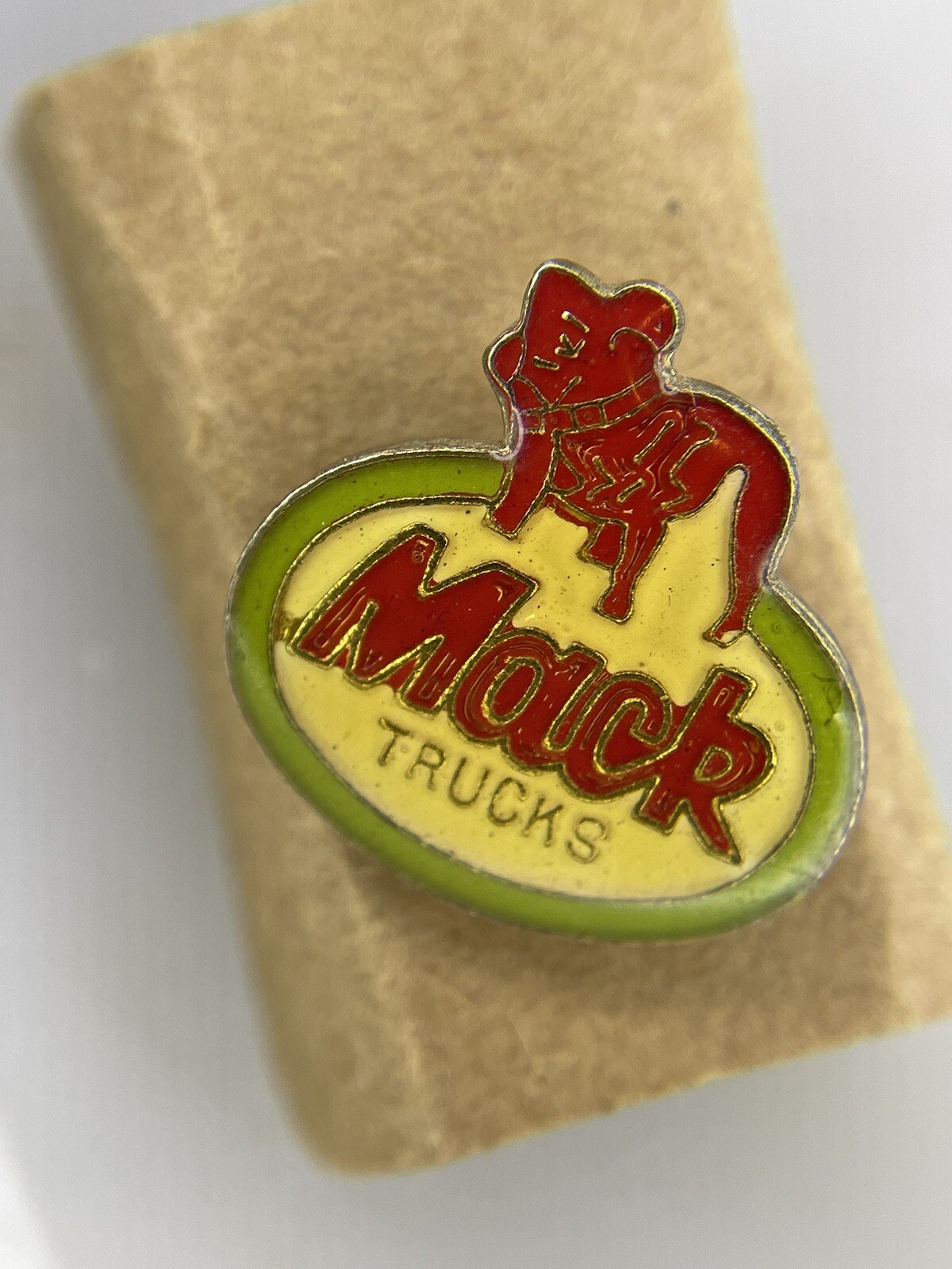 Vintage Mack Trucks Bulldog Hat or Lapel Enamel Pin | eBay