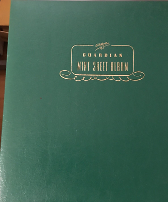 A lot of 30 all different full mint sheets from 1950's 1960's 1970's ...