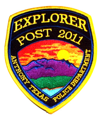 ANTHONY – EXPLORER POST 2011 - TEXAS TX Sheriff Police Patch RISING SUN ...