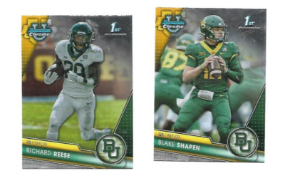 50 Baylor Bears Lot- Reese, Baldwin, Mims, Hasty, w/ Auto & Coleman ...
